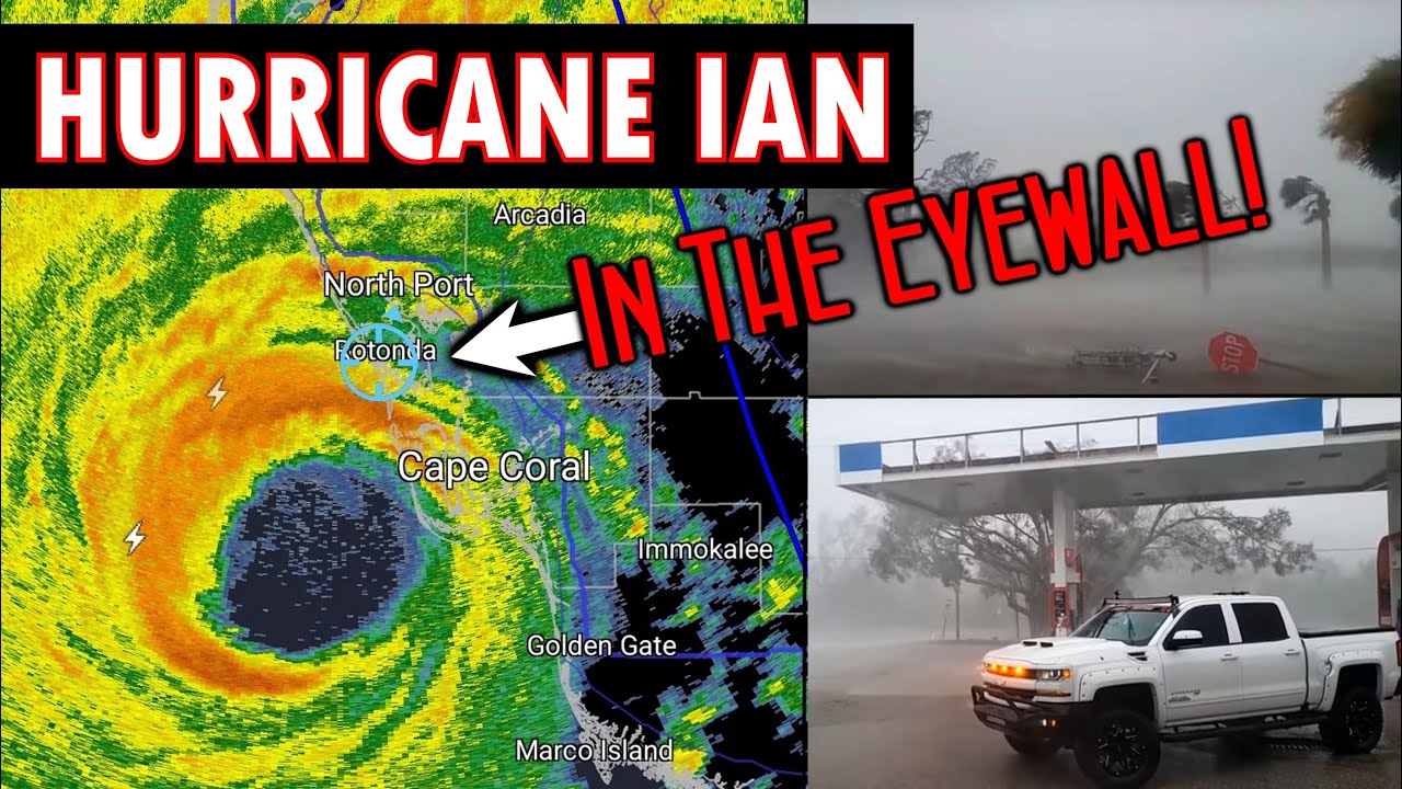 Storm Chasing Inside Major Hurricane Ian - YouTube