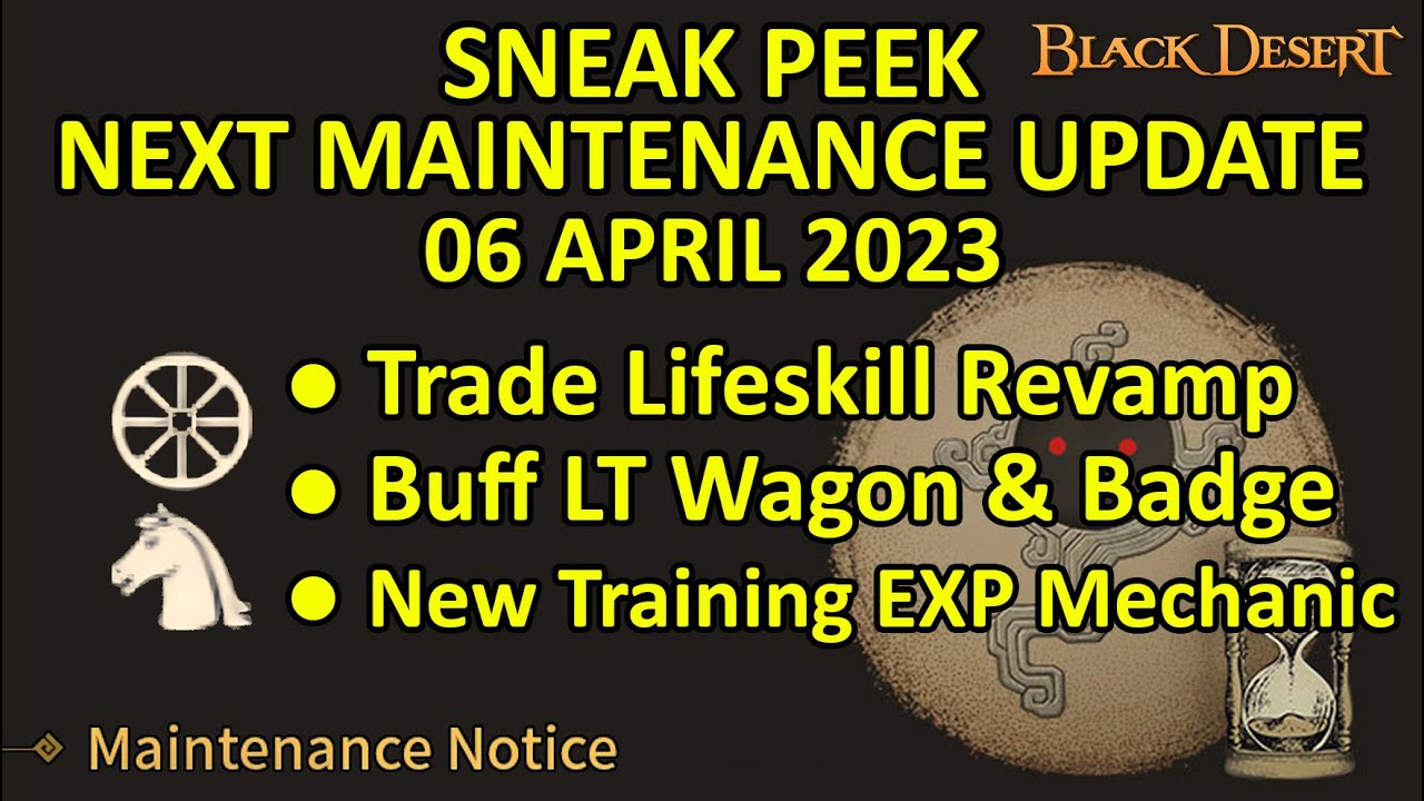 Trading Revamp, New Training EXP Mechanic, Buff LT Wagon & Badge (BDO ...