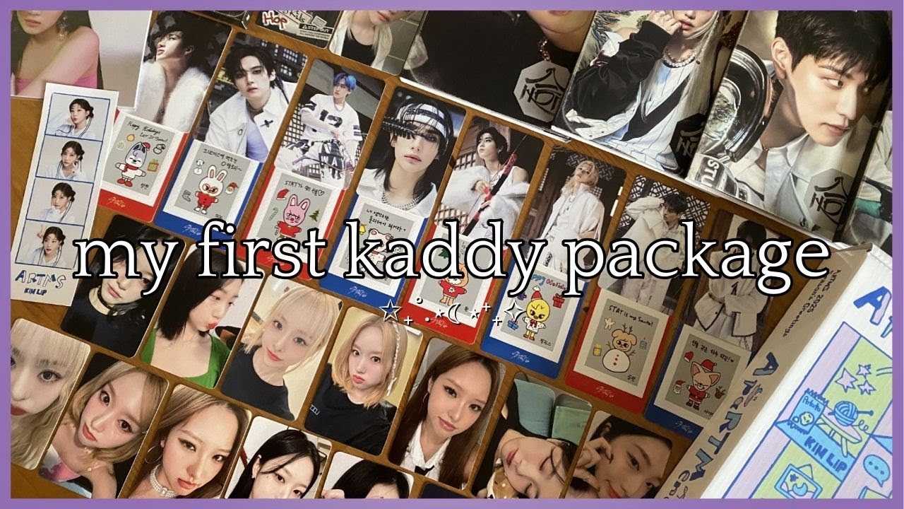 unbox my first kaddy package with me | loossemble lucky draws, Stray ...