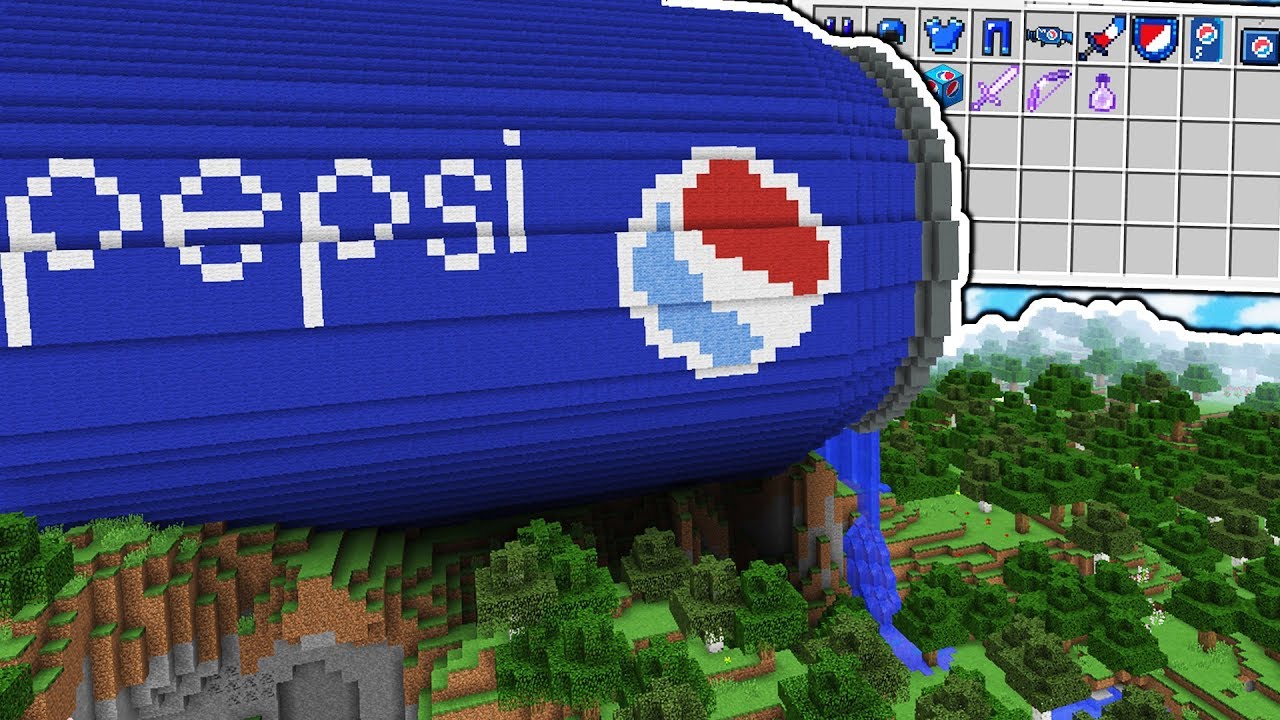 WHAT IS YOUR FAVORITE SODA? - BRAND NEW MINECRAFT PEPSI LUCKY BLOCK MOD ...