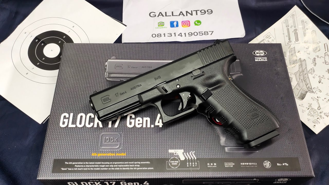 TOKYO MARUI glock 17 gen 4 AIRSOFT ‼️ BLOWBACK - YouTube