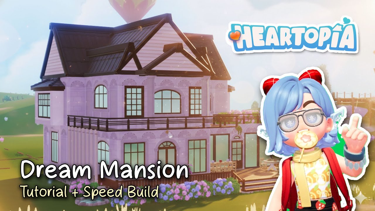 Building a Mansion in Heartopia | Tutorial + Speed Build - YouTube