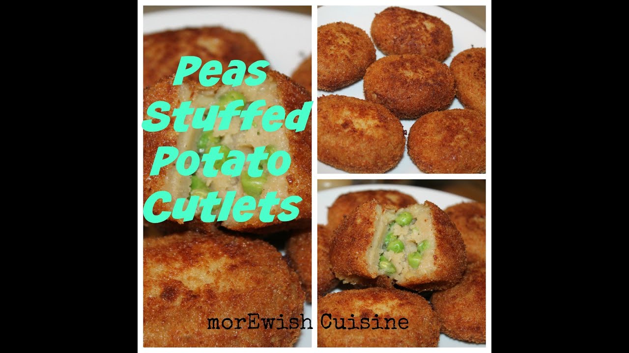 Peas Stuffed Potato Cutlets Recipe - Yummy & Healthy Snack Or/and ...