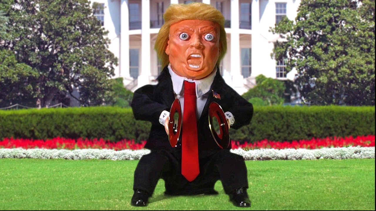 Charley Trump - Talking Trump Doll Plays Cymbal - YouTube