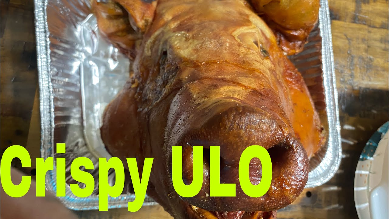 CRISPY BAKE ULO NG LECHON - YouTube