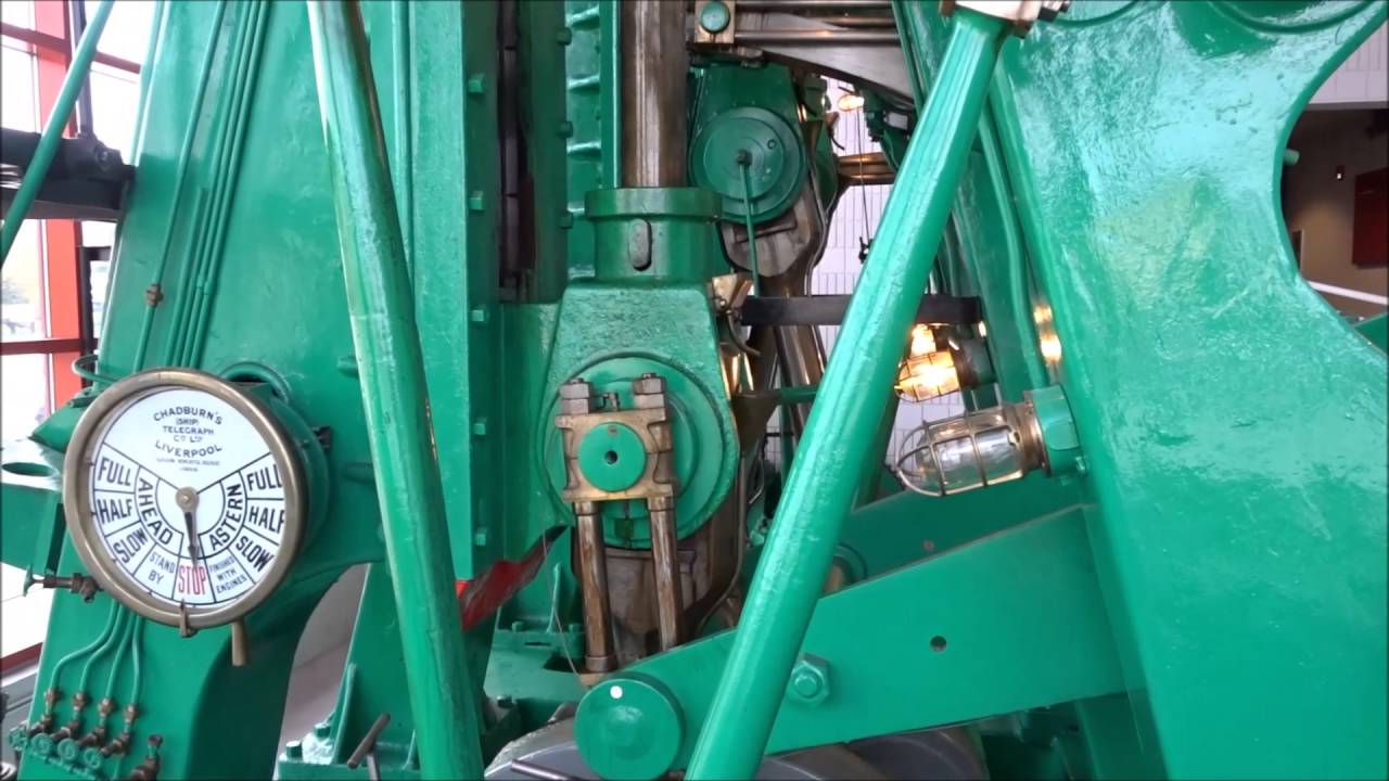 ss CHIEF WAWATAM 1911 Fwd Triple Expansion Steam Engine 25 May 2016 ...