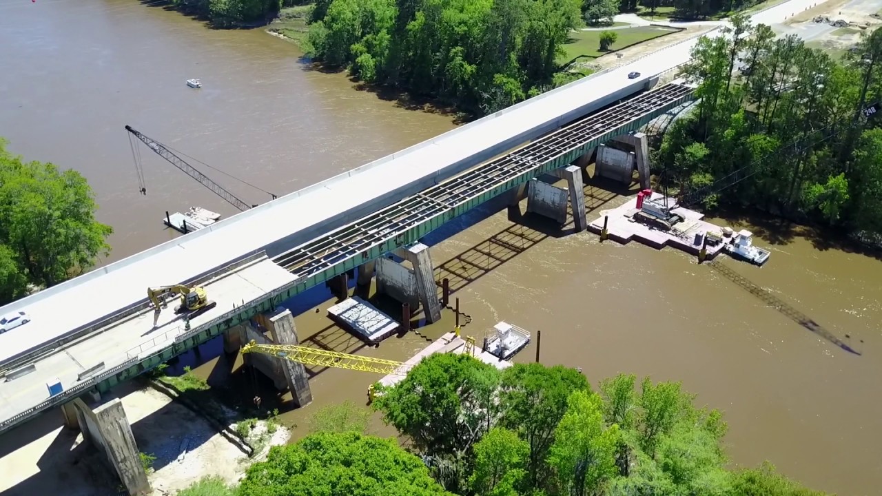Plant Hatch US1 Bridge Construction - YouTube