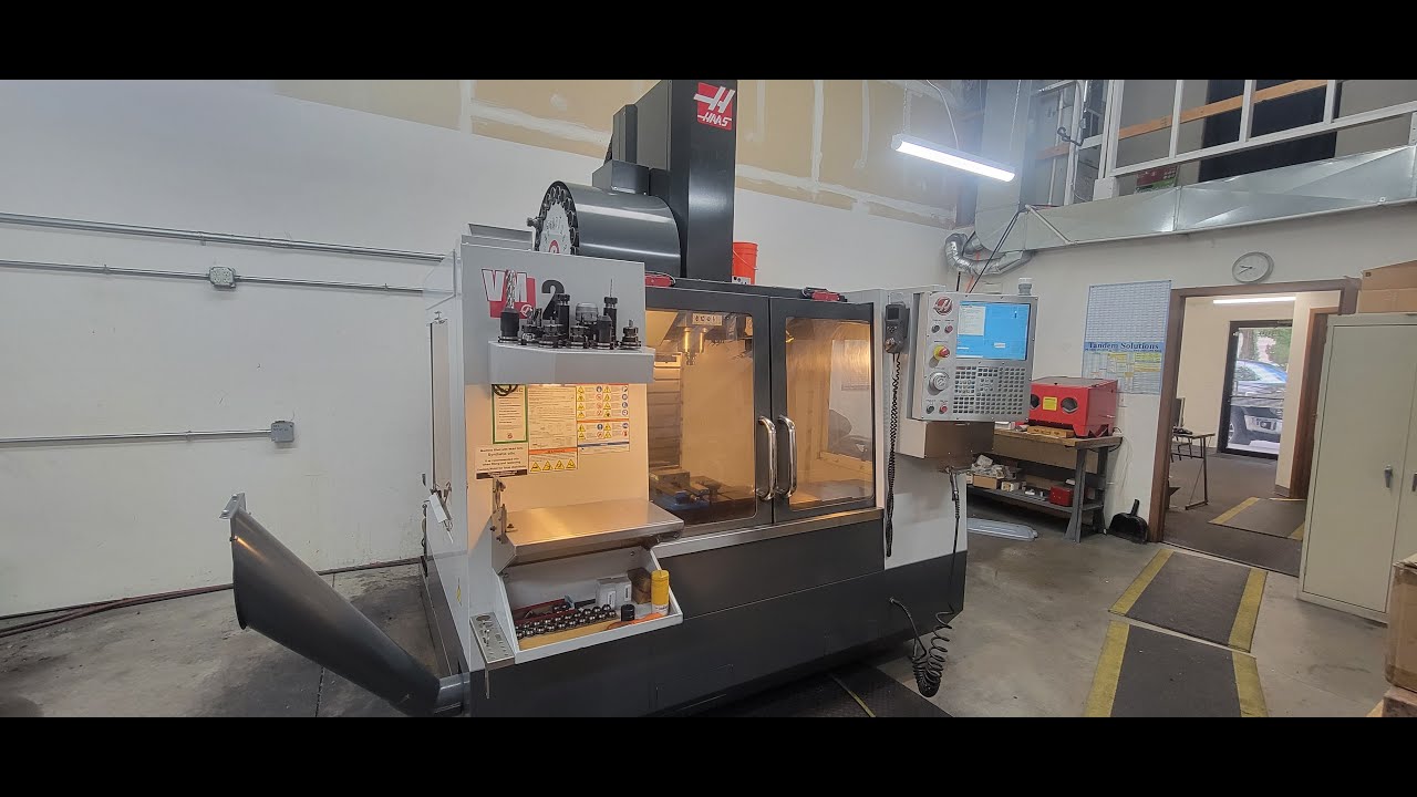Haas VM2 Vertical Machining Center - MC# 605000 - YouTube
