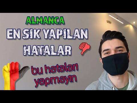 ALMANCA EN SIK YAPILAN HATALAR ( Almanca Dersler )
