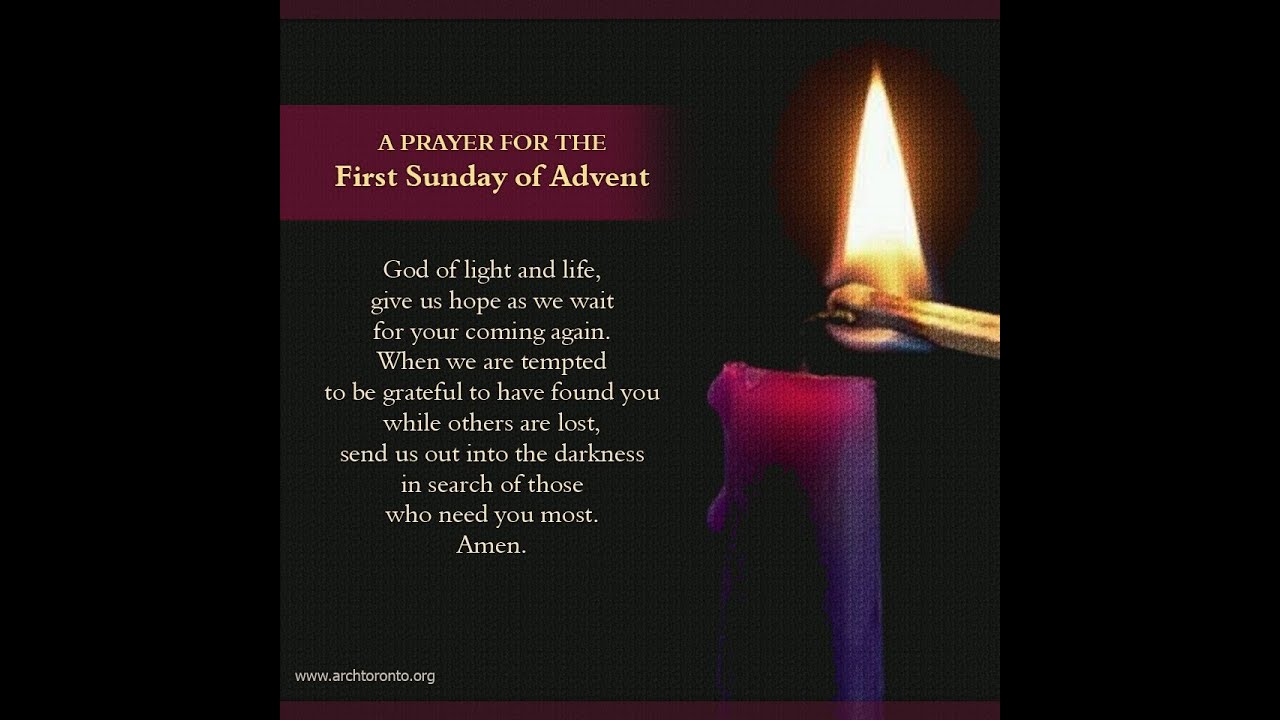 ADVENT SUNDAY: THE FIRST EUCHARIST OF ADVENT (part 1) - YouTube