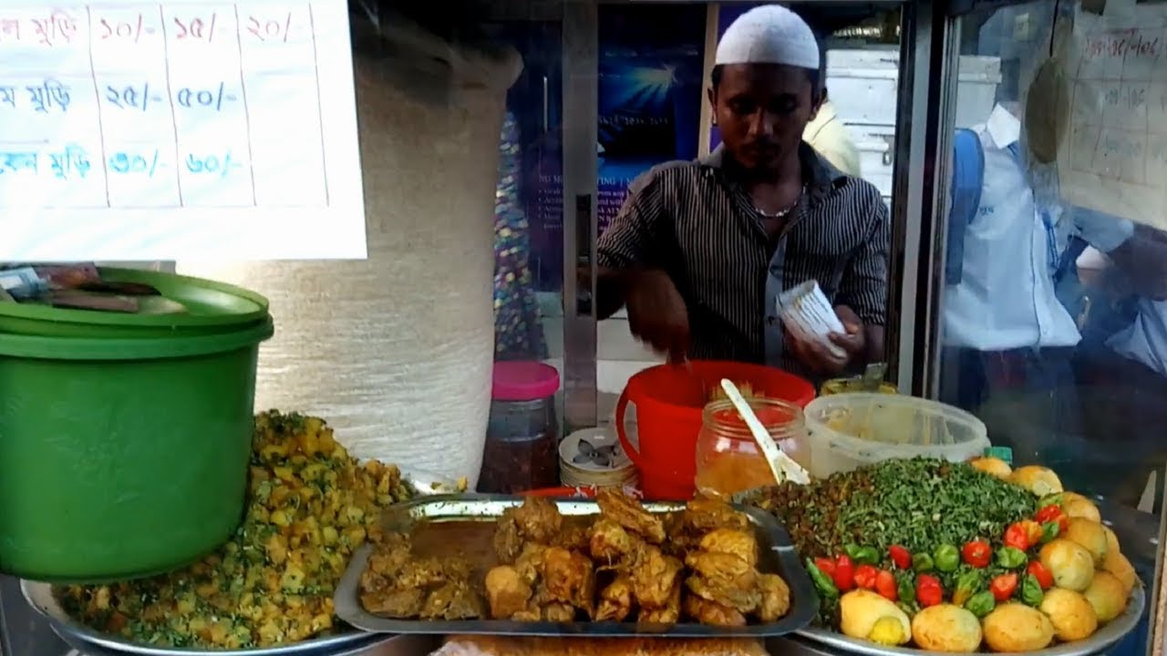 Roadside Best masala muri or chicken muri recipe Full Preparation @ Tk ...