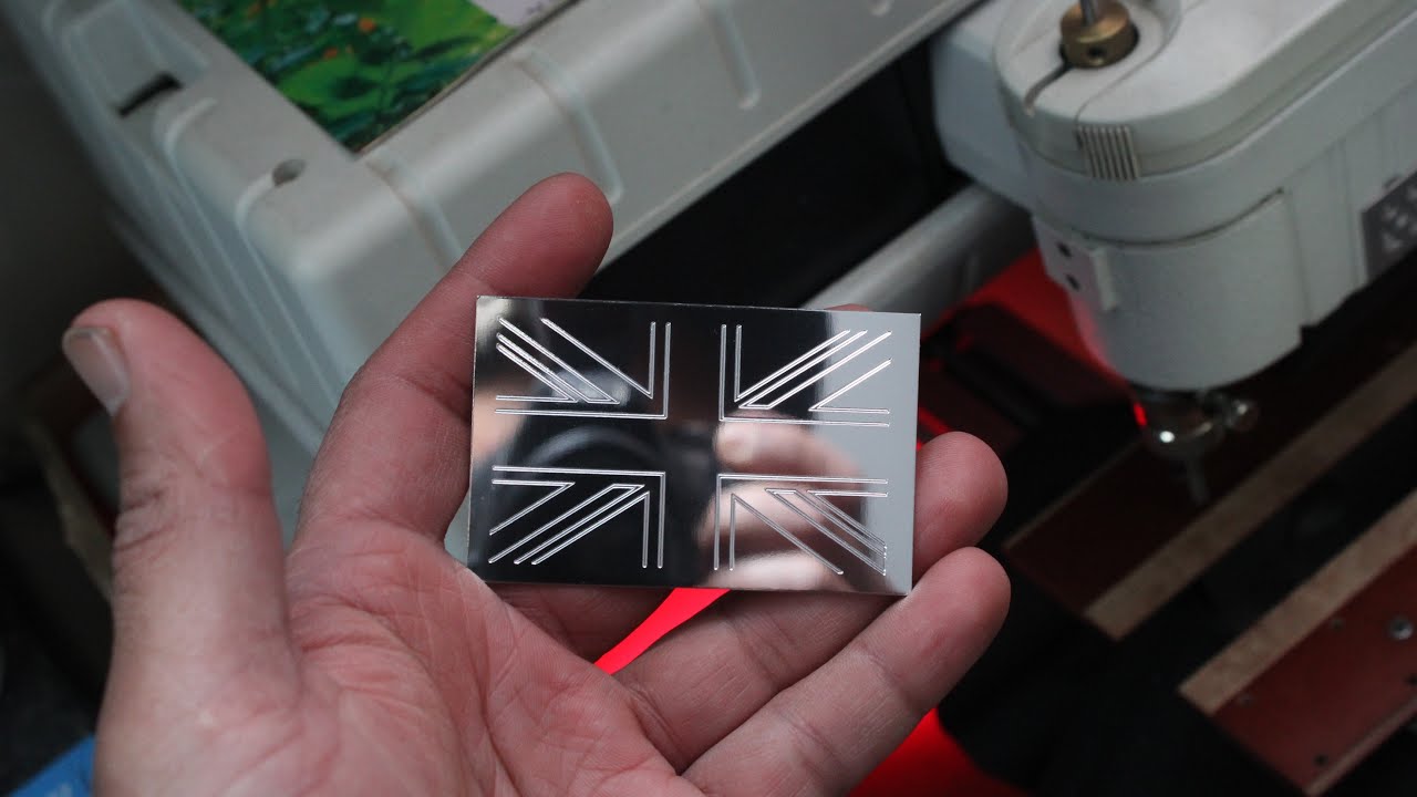 Custom Engraving Custom Size Plate Cut & Engraved With Logo Union Jack ...