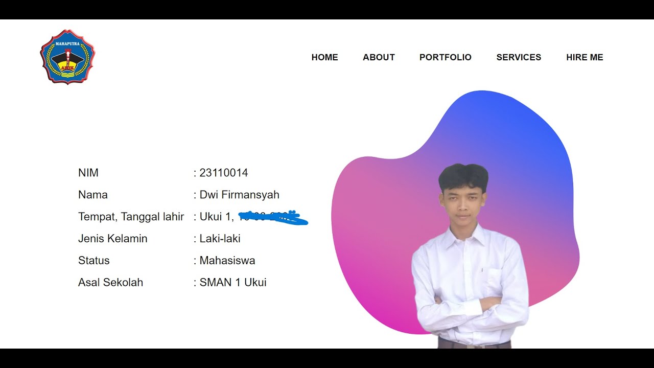 Program Web Design : Profile - YouTube