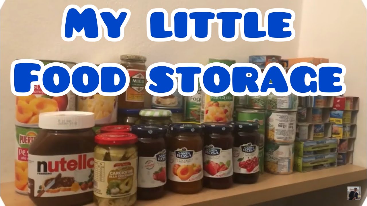 My little food storage - YouTube