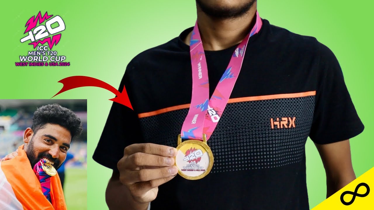 Homemade T20 World Cup Winner medal 🥇| घर पर - YouTube