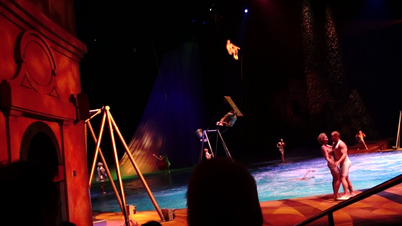 ""O"" Show by Cirque Du Soleil Las Vegas Part 2 - YouTube