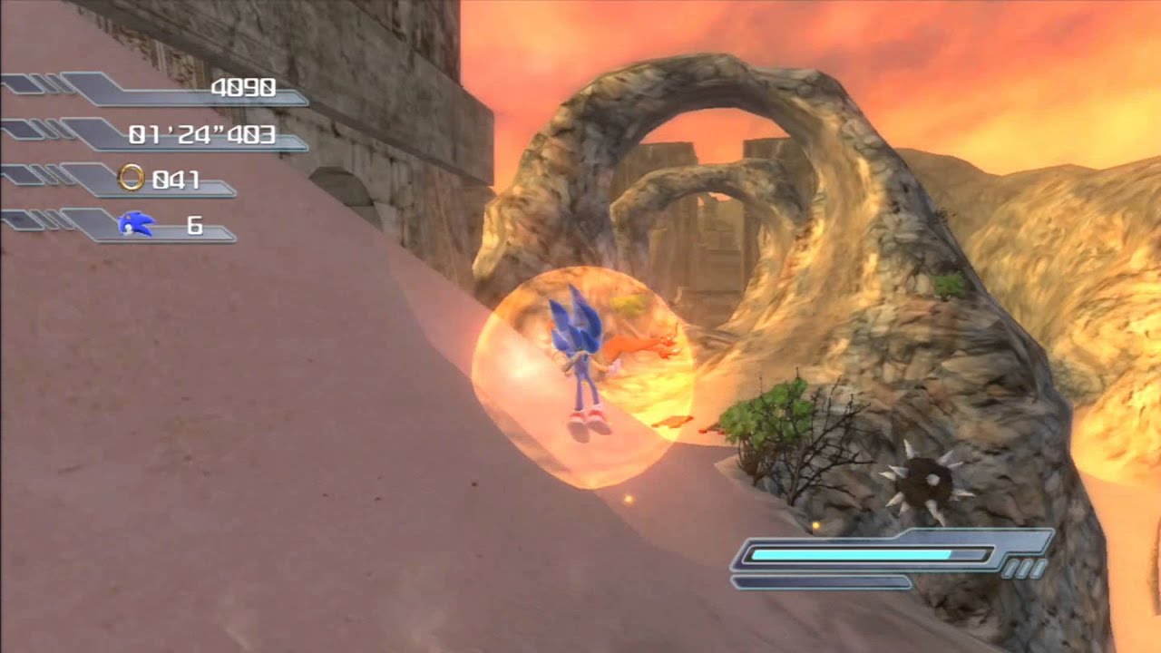 Sonic The Hedgehog (2006) - Dusty Desert (Sonic) - YouTube
