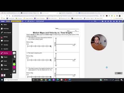 Motion Maps and Velocity Time graphs - YouTube