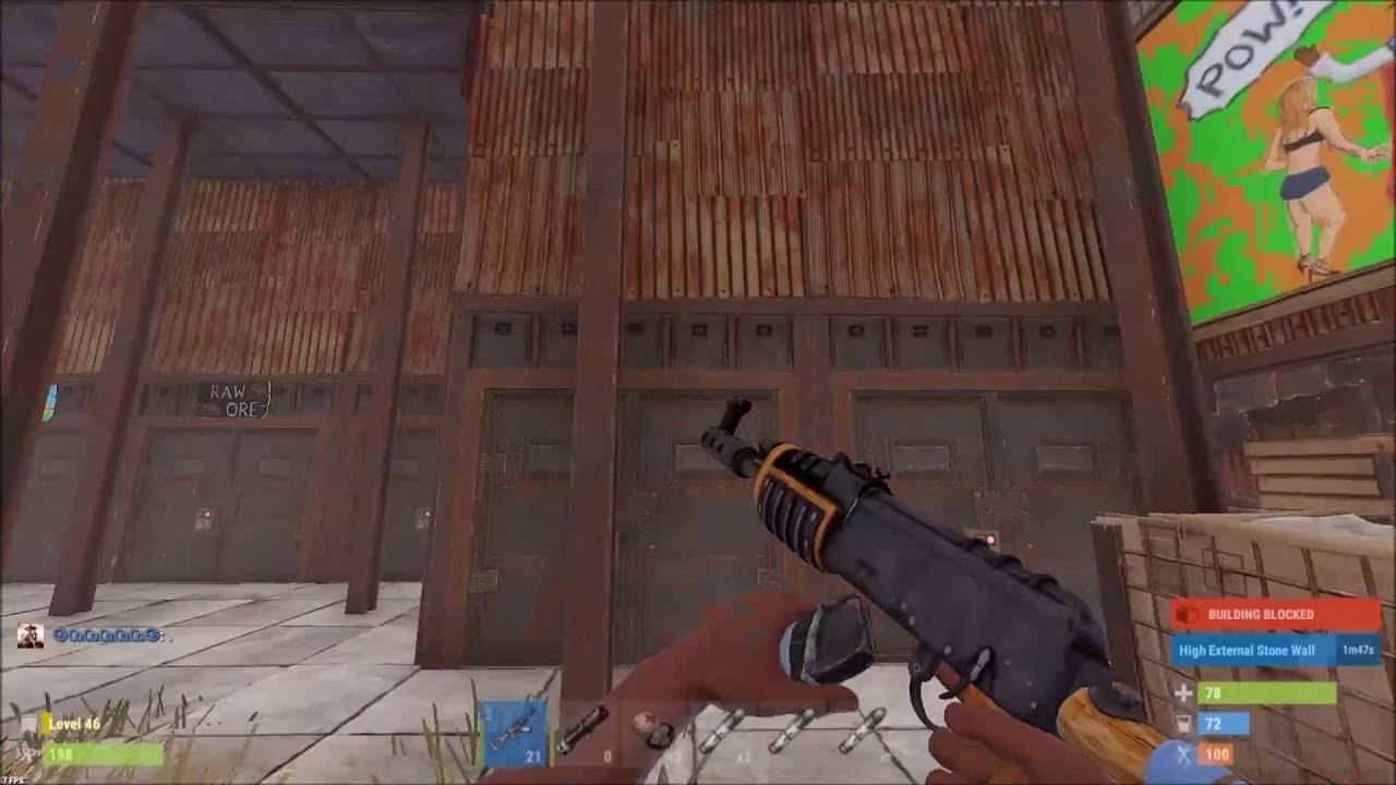 1 v 10 raid defense, | Rust Vanilla (fail) - YouTube