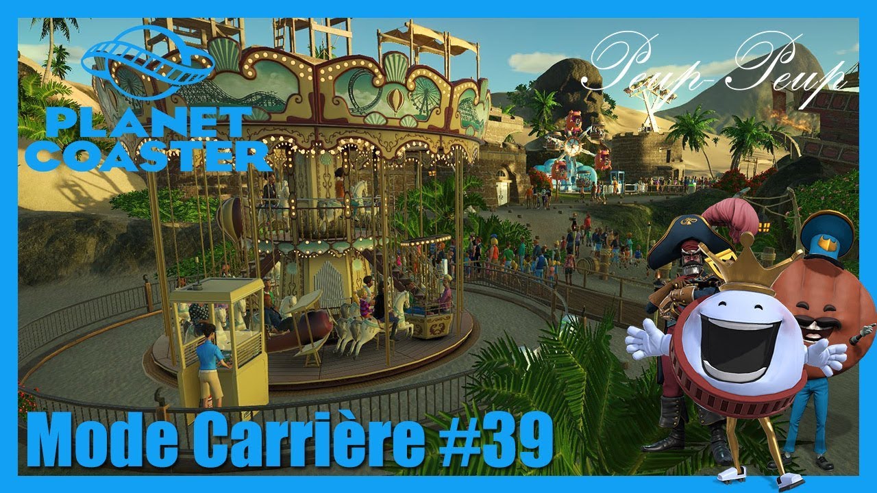 (FR) Planet Coaster : Mode Carrière #39 : L'Ile Paradisiaque de Gulpee ...