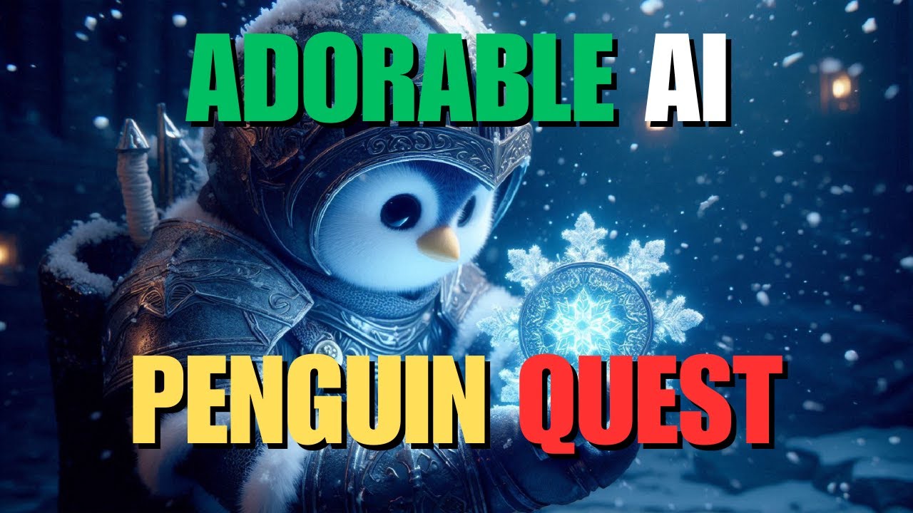 I asked AI to make an adorable penguin knight go on an EPIC fantasy ...