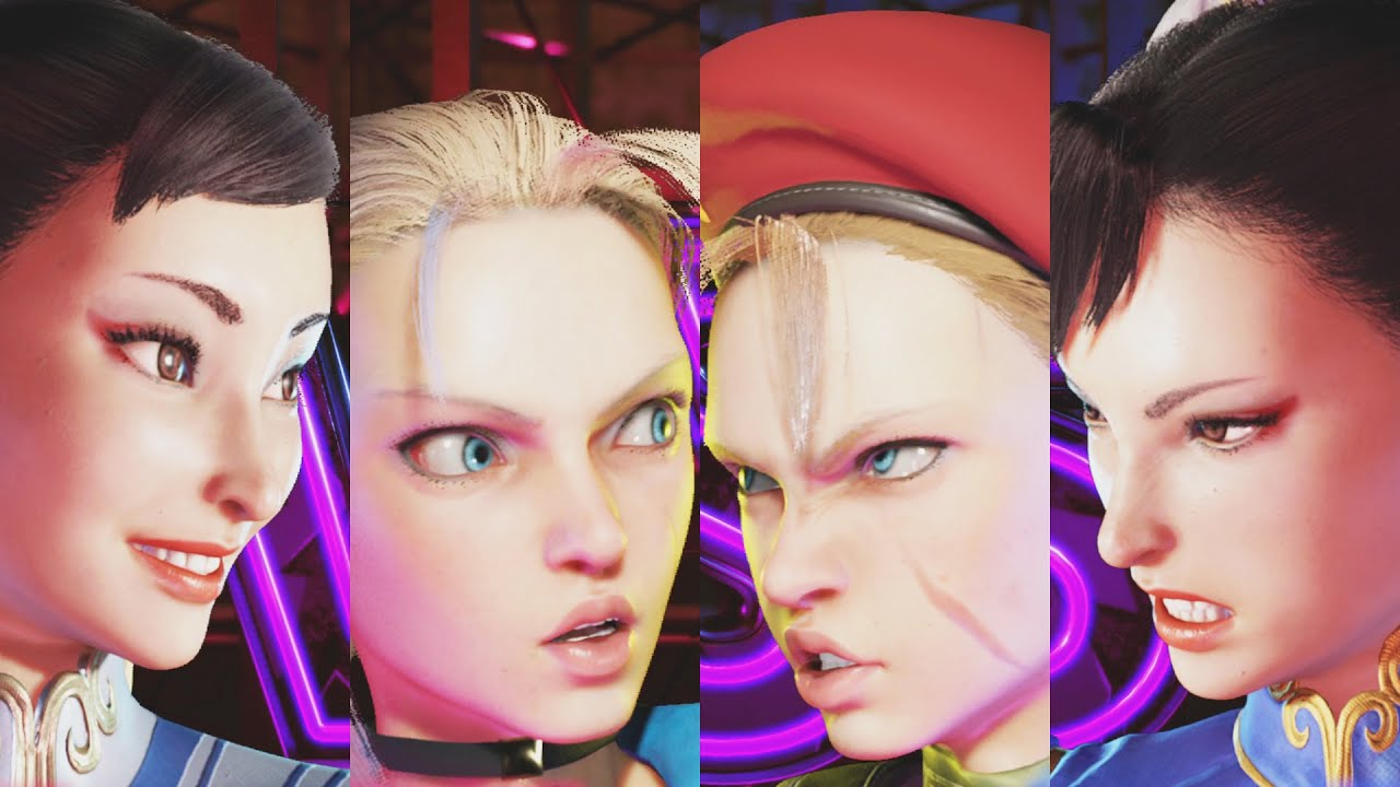 SF6 - All Game Face Animations - YouTube