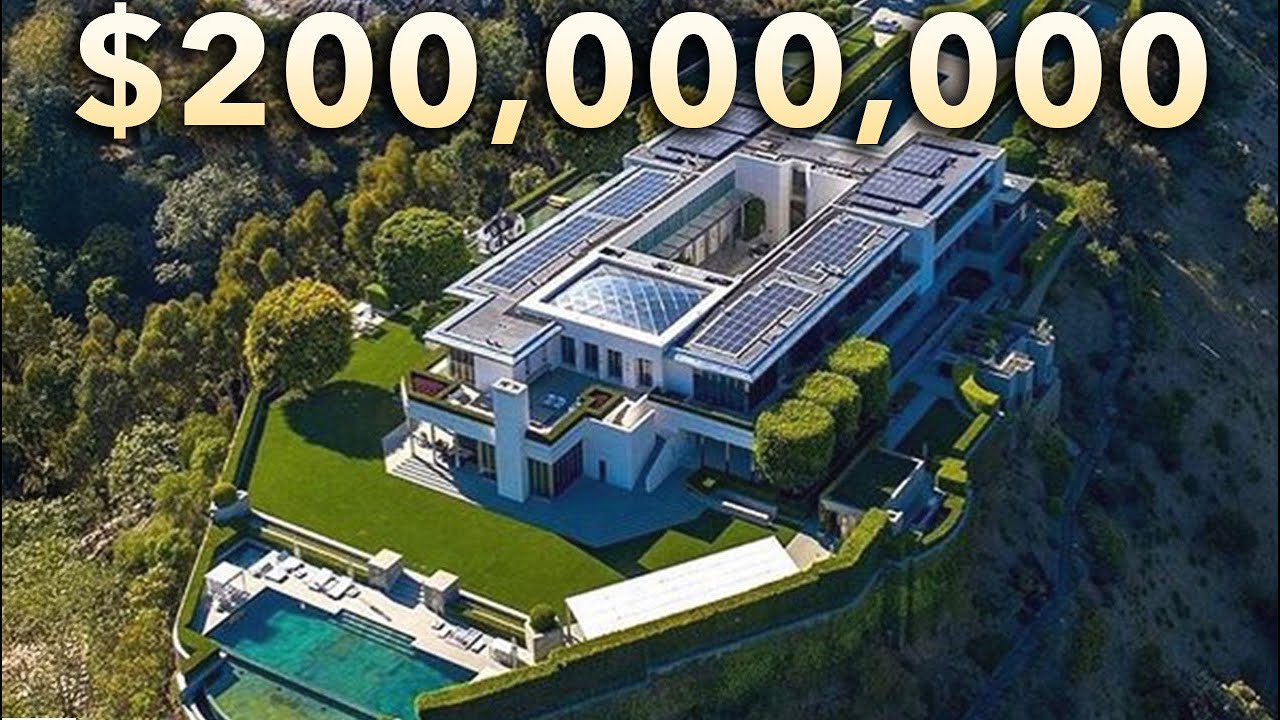 Inside the Pritzker Bel Air Estate $200,000,000 LA Megamansion with ...