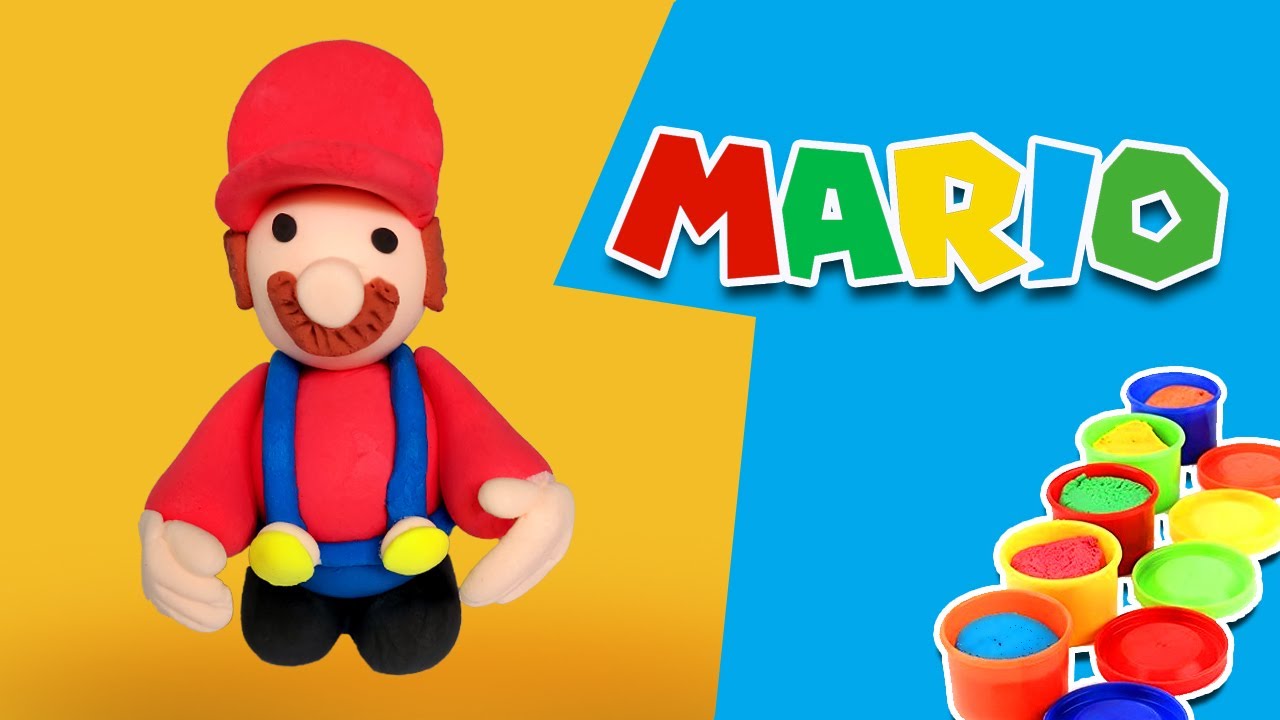 Mario clay tutorial | Polymer clay Mario - YouTube