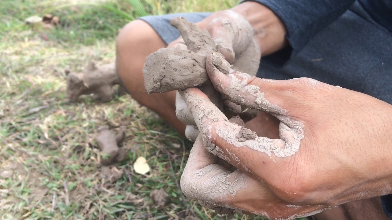 How to make humanity by Clay ធ្វើមនុស្សដីឥដ្ឋ - YouTube