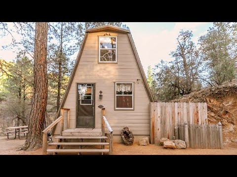 Cozy Rustic Cabin in the Prescott National Forest near Lynx Lake | Lovely Tiny House