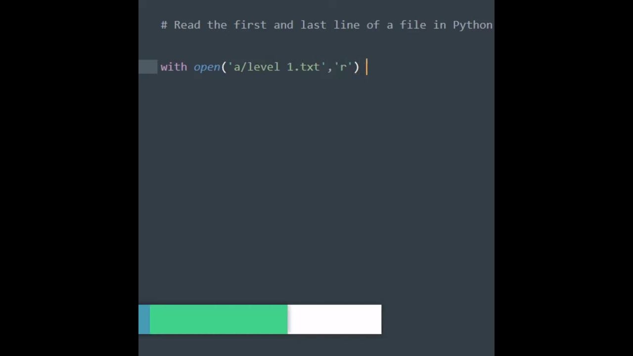 How To Read The First And Last Line Of A File In Python shorts YouTube How To Read The First And Last Line Of A File In Python shorts YouTube