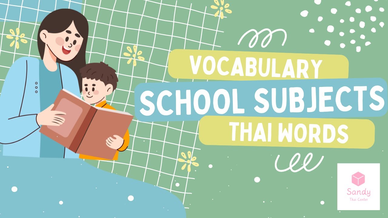 【Learn Vocabulary in Minutes】School subject｜Basic Words ｜Thai for ...