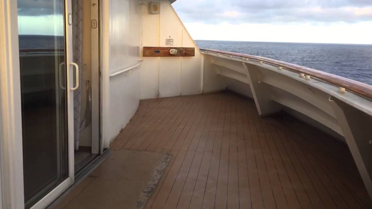 Deck for Room 6654 Disney Wonder - YouTube