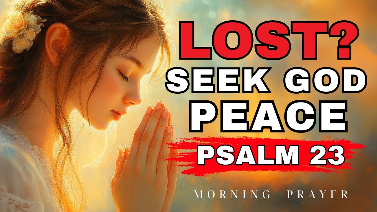 Psalm 23: Morning Prayer for Peace When You Feel Anxious and Lost ...