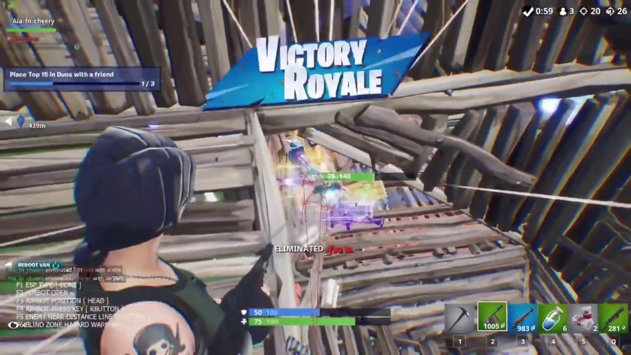 HACKS FORTNITE CHEAT ON PC AND PS - AIMBOT ESP DOWNLOAD FREE CHEAT ...