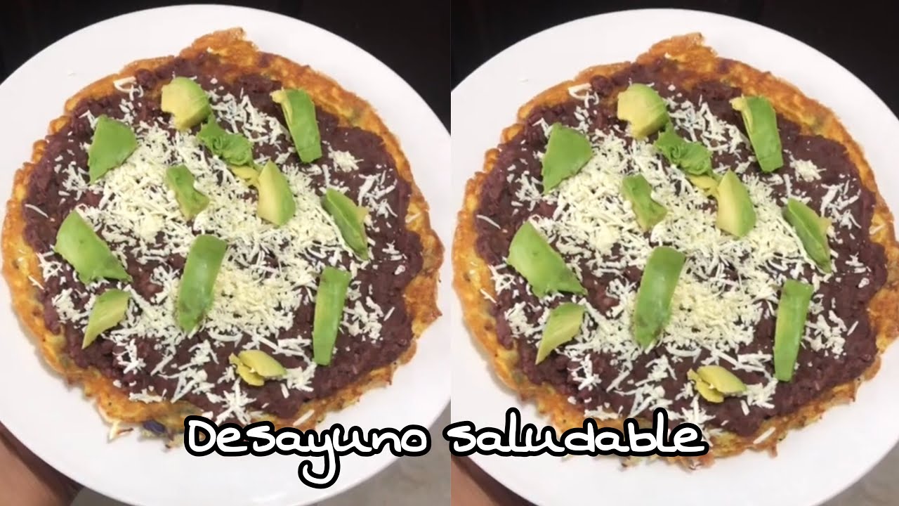 Pizza de Huevo Con Frijoles para desayuno saludable. 🍕🍕 - YouTube