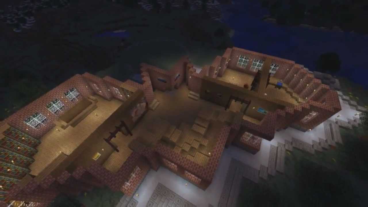 Russian Minecraft Timelapse - XI - Wayne Manor - YouTube