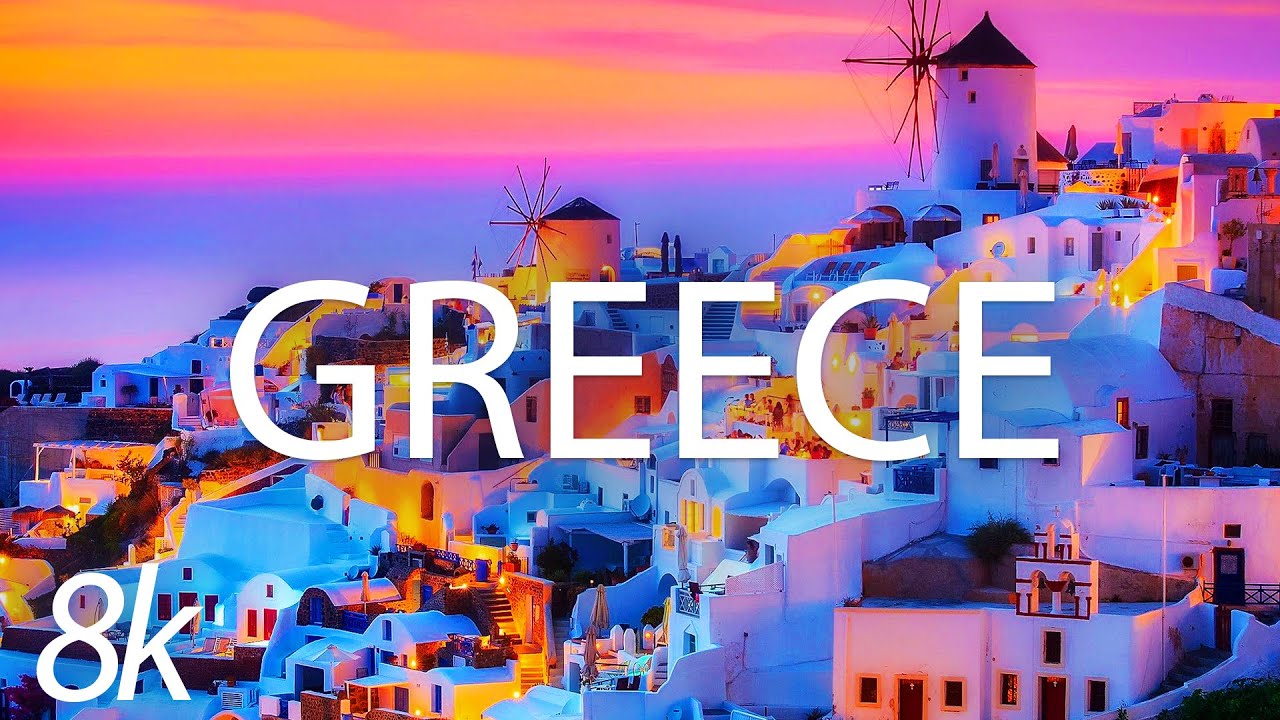 GREECE- THE BEAUTY OF NATURE 8K ULTRA HD - Tour Around The World with ...
