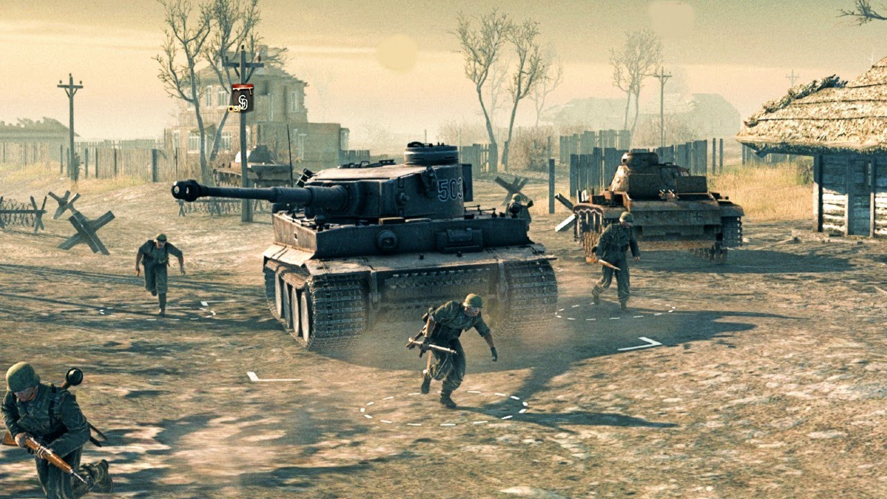 German Tanks In Urban Combat - Gates of Hell Memes - YouTube