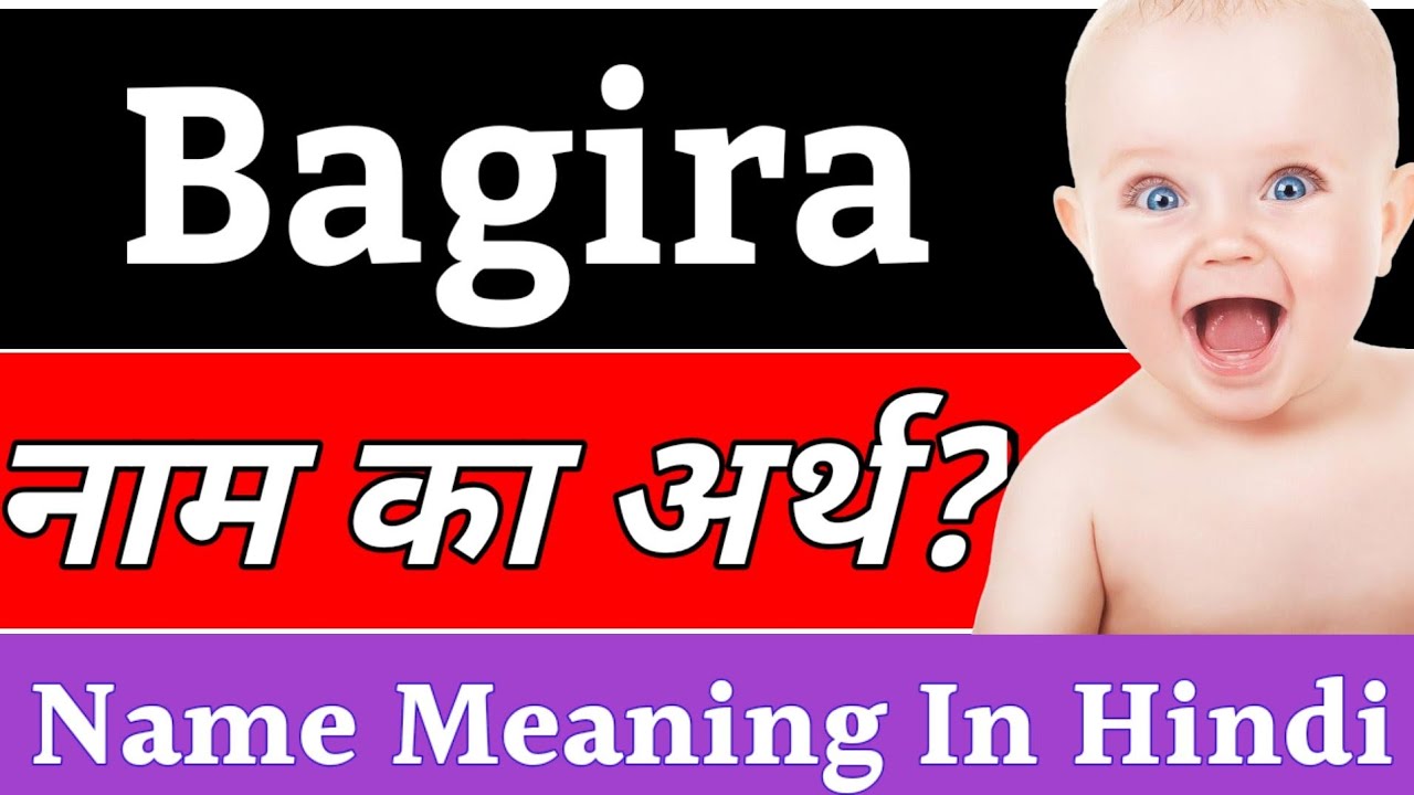Bagira Name Meaning In Hindi | Bagira Naam Ka Arth Kya Hota Hai ...