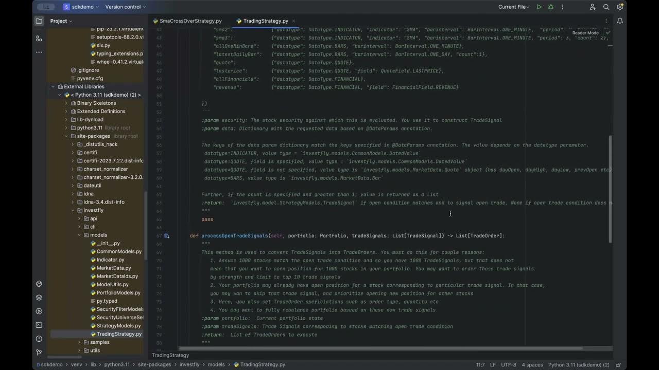 Create Python Based Trading Strategy - YouTube