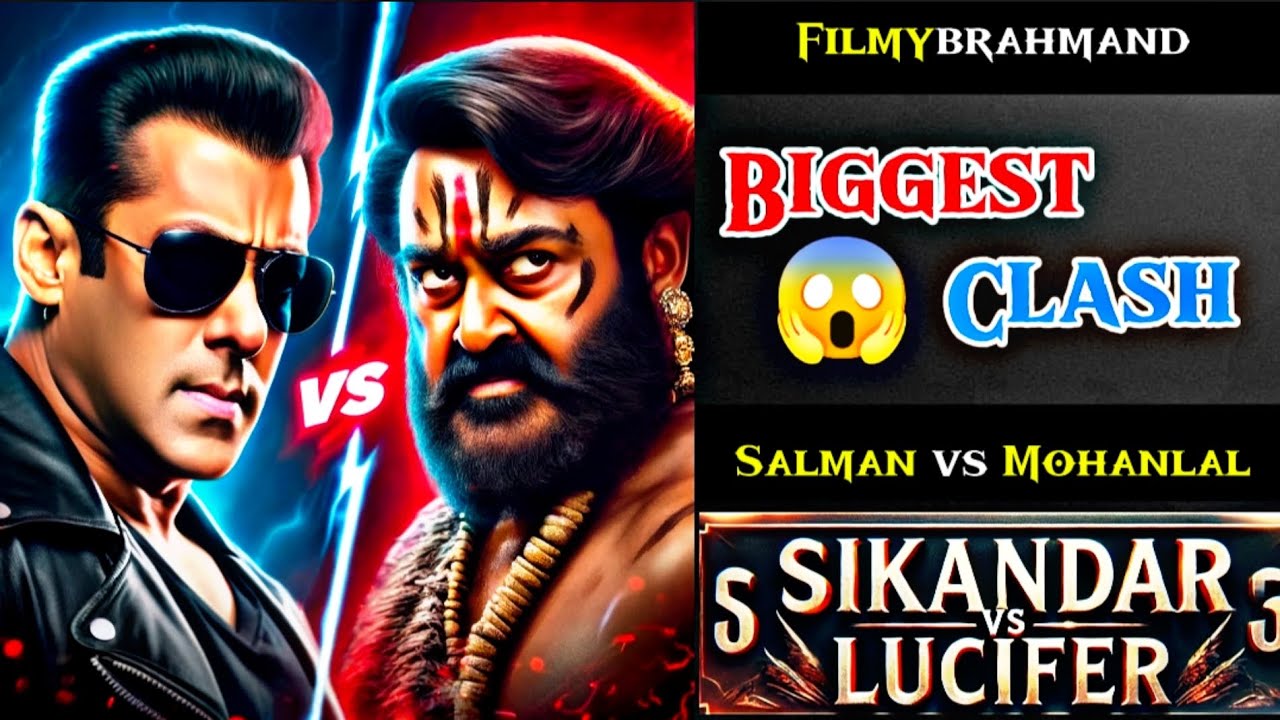 Sikandar VS Lucifer 2 || Biggest Clash 😱 Salman Khan, Mohanlal, Prithviraj sukumaran ...