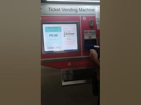 Ticket Vending Machine in Lrt Station #youtubeshortsvideo # ...