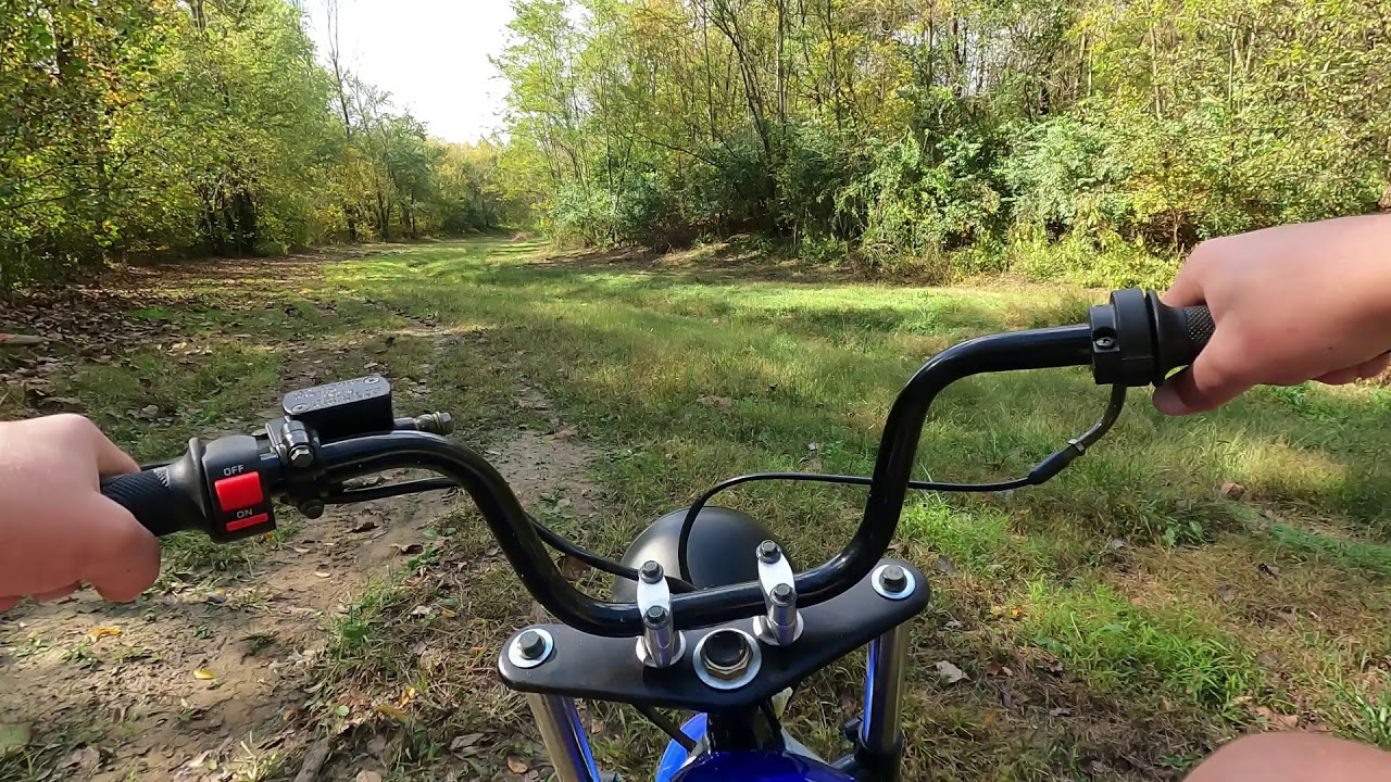mb200 2 street and trail ride - YouTube