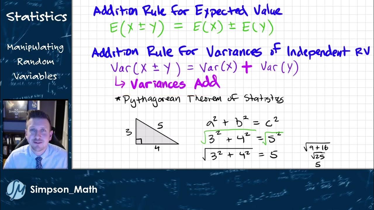 Manipulating Random Variables - YouTube