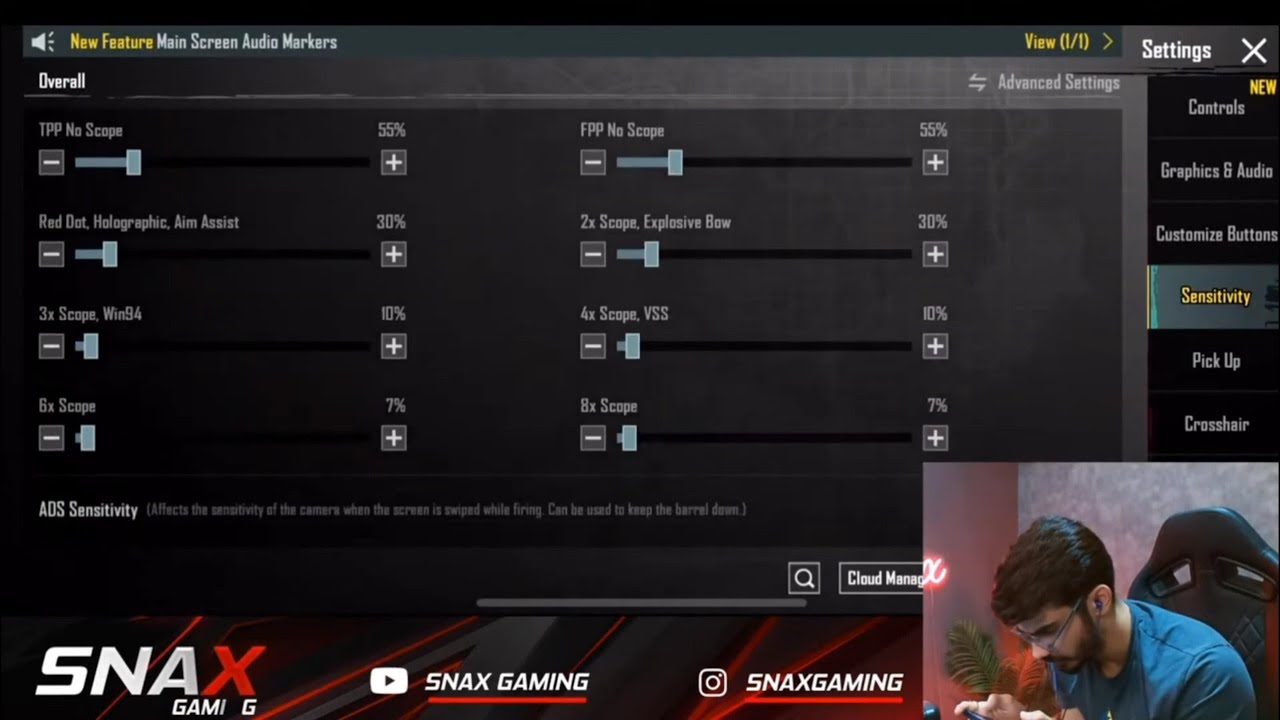 UPDATE 2.5 | SNAX SENSITIVITY SETTINGS | SNAX CONTROL CODE 2.5 | SNAX SENSITIVITY CODE - YouTube