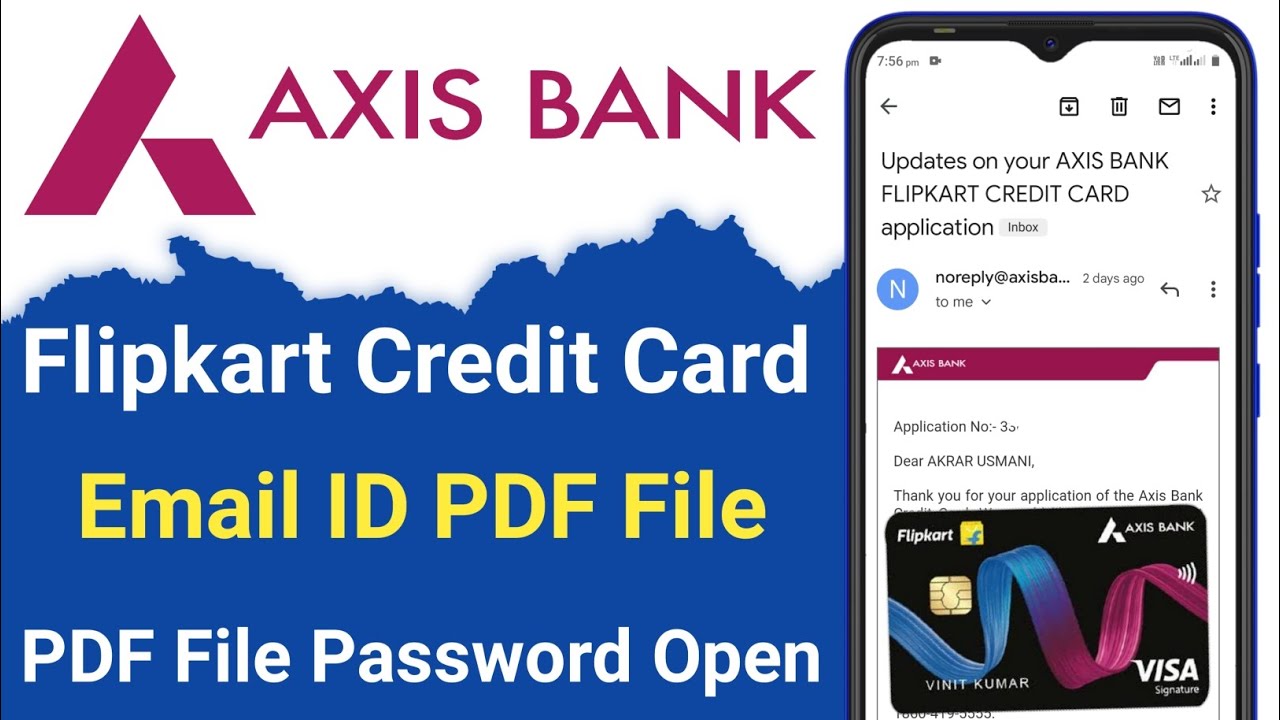 Updates on your AXIS BANK FLIPKART CREDIT CARD application | axis bank ...
