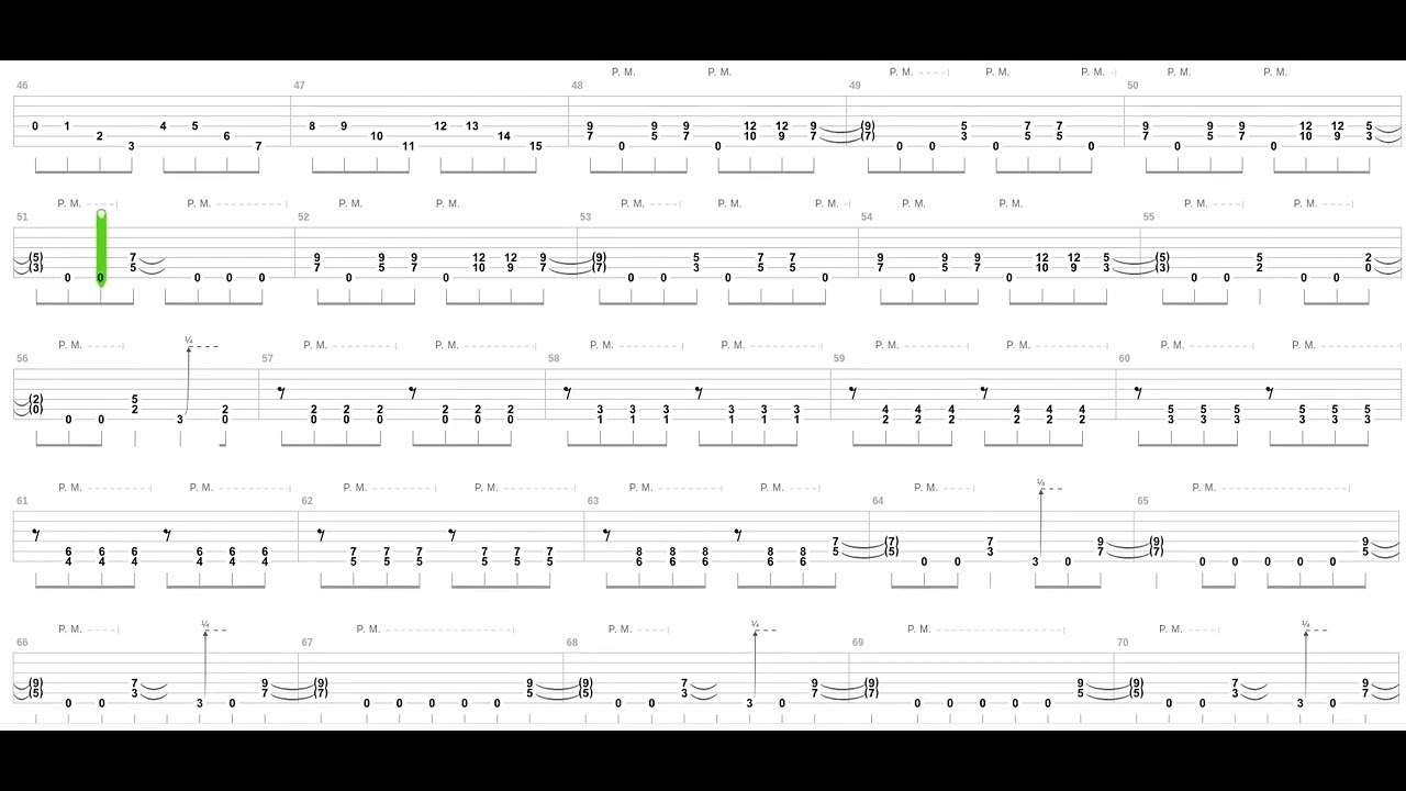 Angry Again Tab by Megadeth + Guitar only + Guitar tab - YouTube