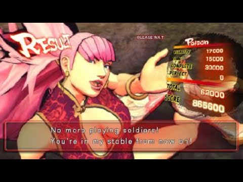 ULTRA STREET FIGHTER IV: Poison vs Rolento(rival) - YouTube