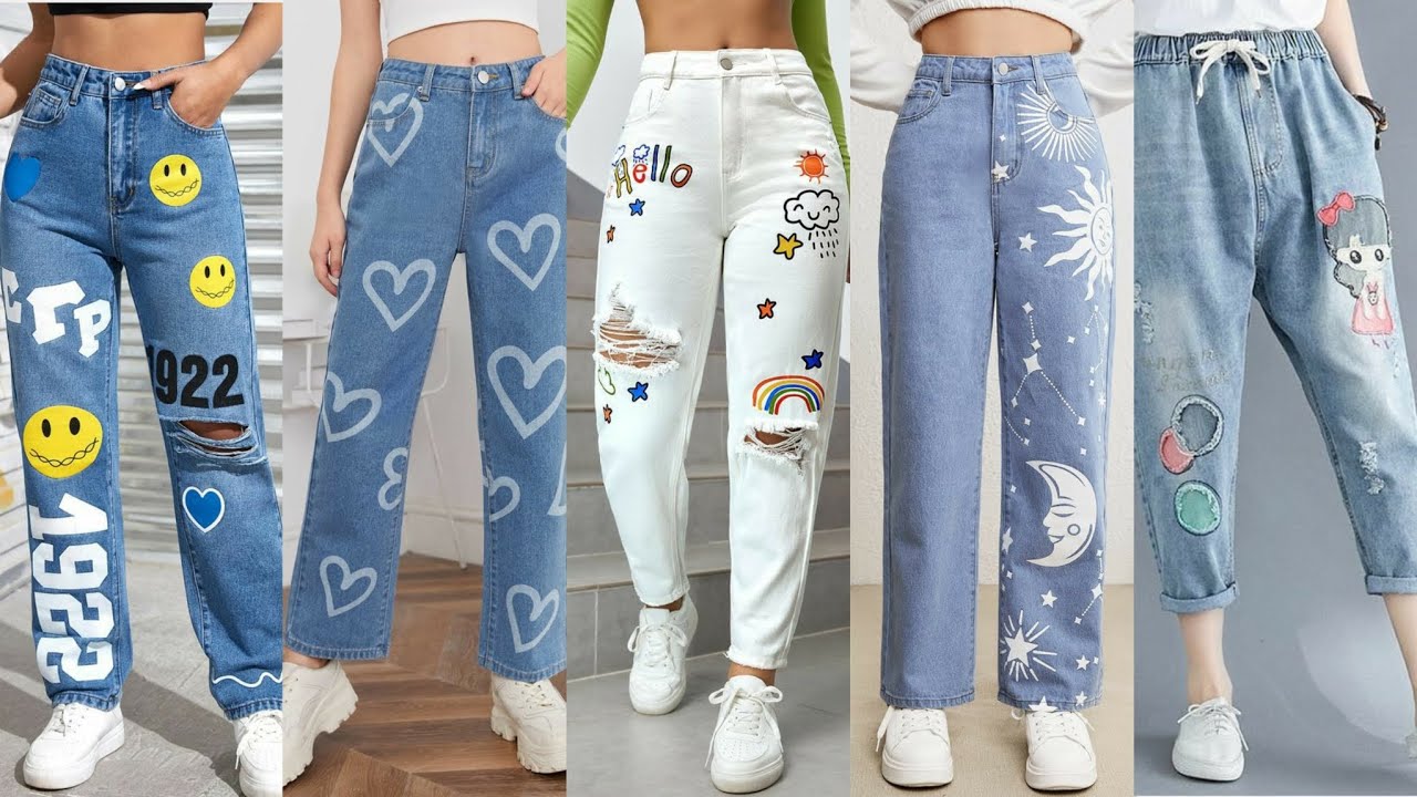 jeans designs for girls|jeans ideas for girls|beautiful pants designs ...